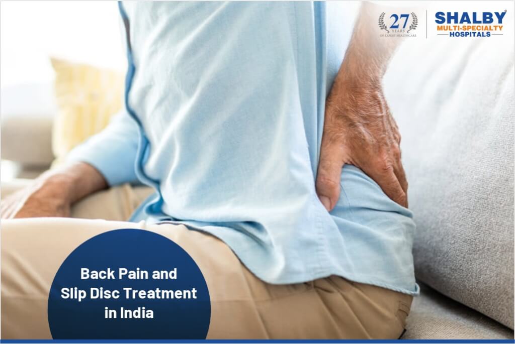 Back pain treatment and slip disc treatment in India - Shalby Hospital